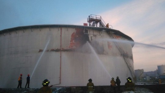 Cooling Down Operations Underway Following Fire At Petrojam Refinery ...