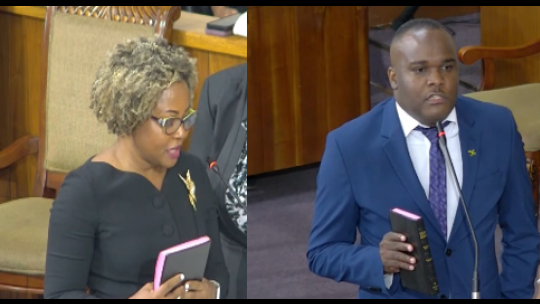 Abka Fitz-Henley, Dana Morris Dixon Sworn In As Senators | RJR News - Jamaican News Online