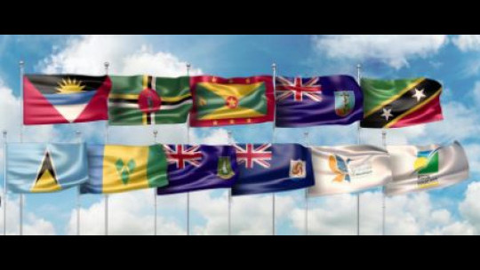 Caribbean Flags Collage