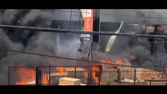 Cooling Down Operations Continue Following Massive Fire At Superior ...